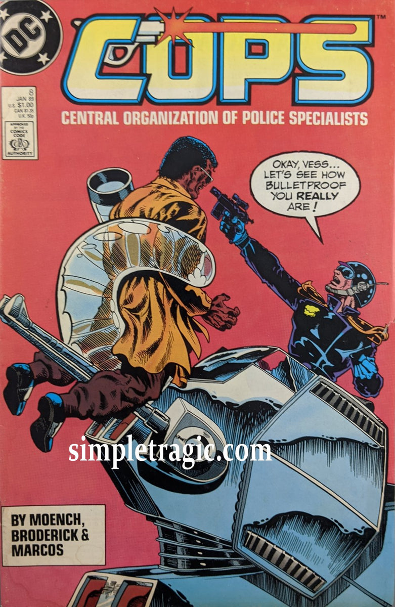 Cops (1988) #8 – Simple Tragic Collectibles
