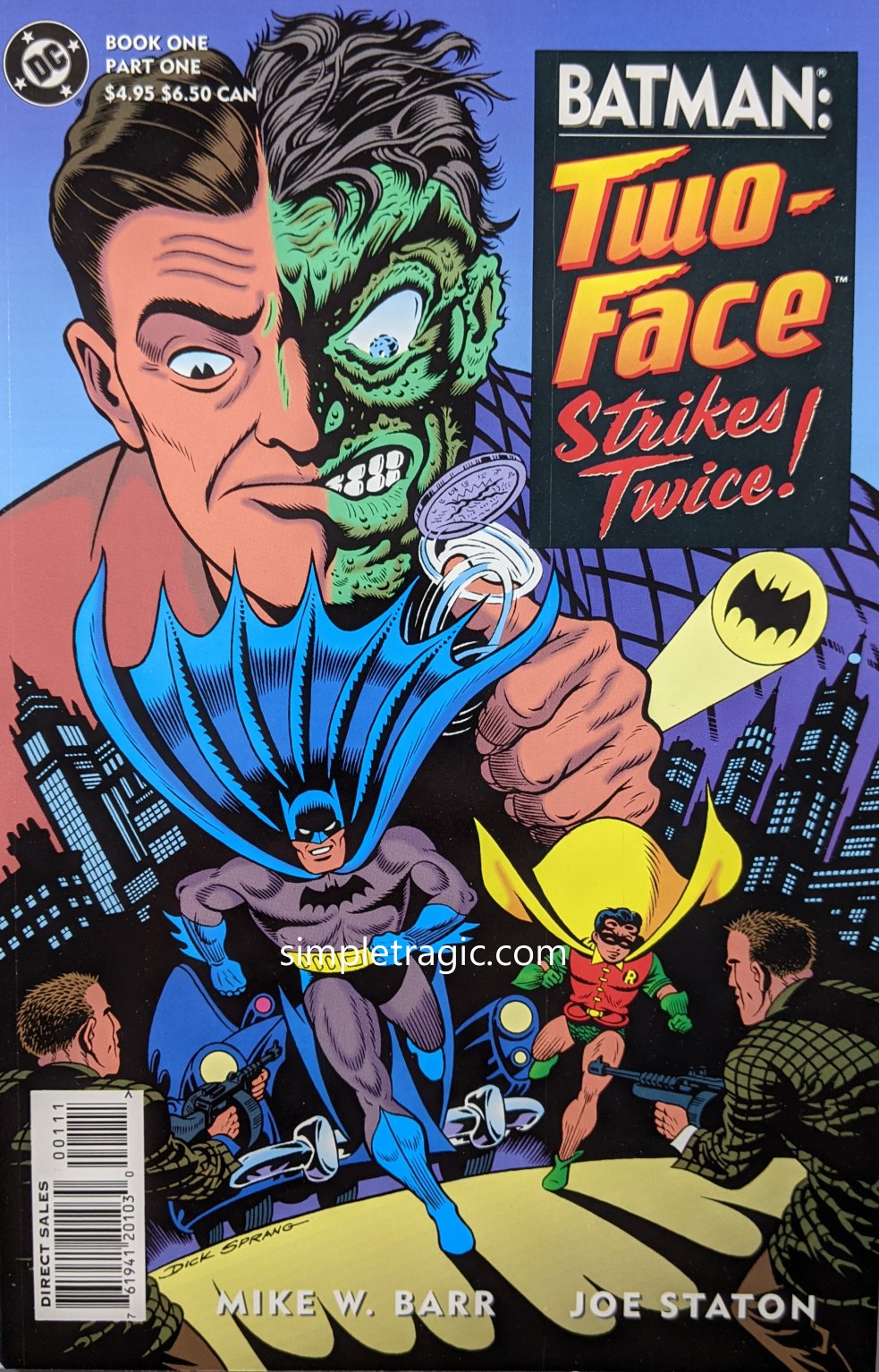 Batman Comic Face