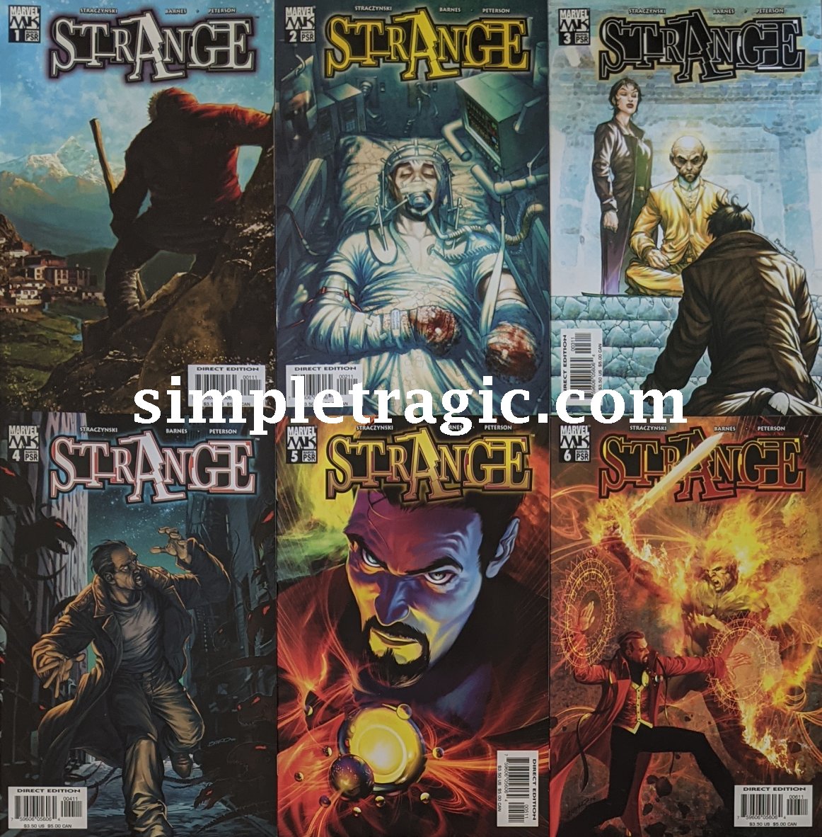 Strange (2004) #1-6 Complete Set – Simple Tragic Collectibles