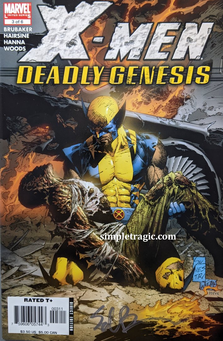 X-Men: Deadly Genesis (2006) #3 (Of 6) (SIGNED) – Simple Tragic ...