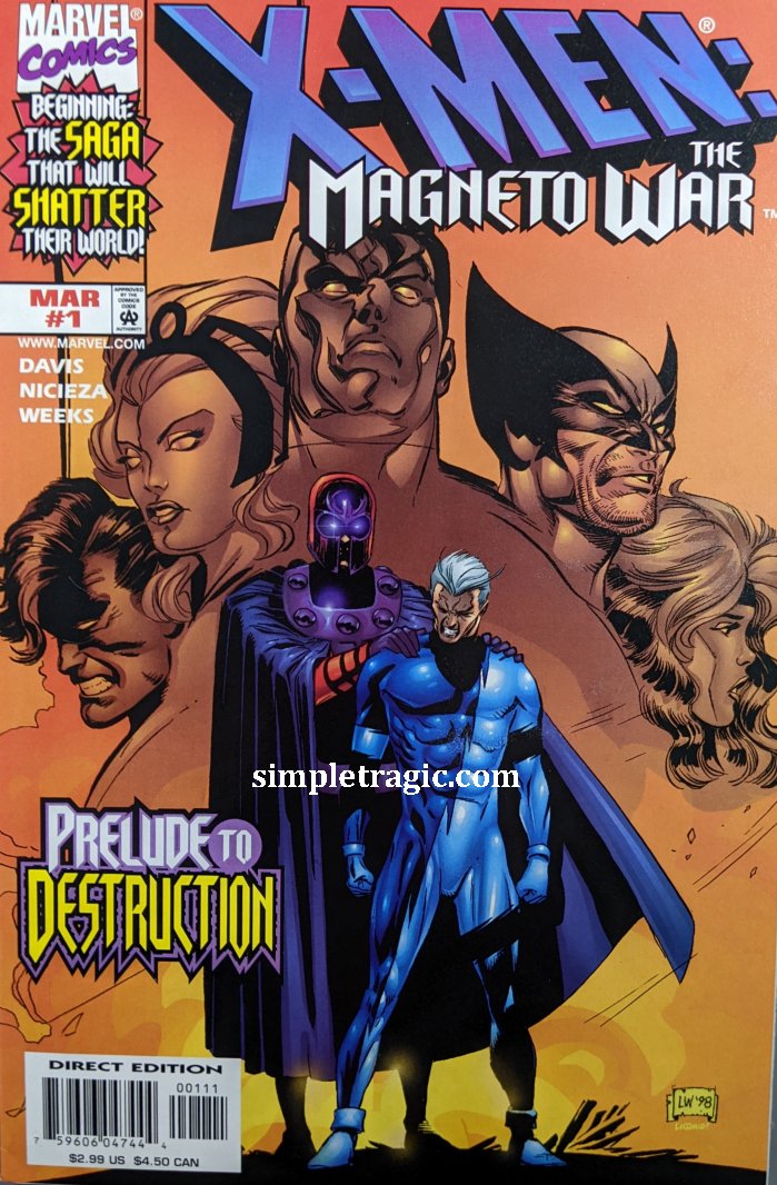 X-Men: Magneto War (1999) #1 – Simple Tragic Collectibles